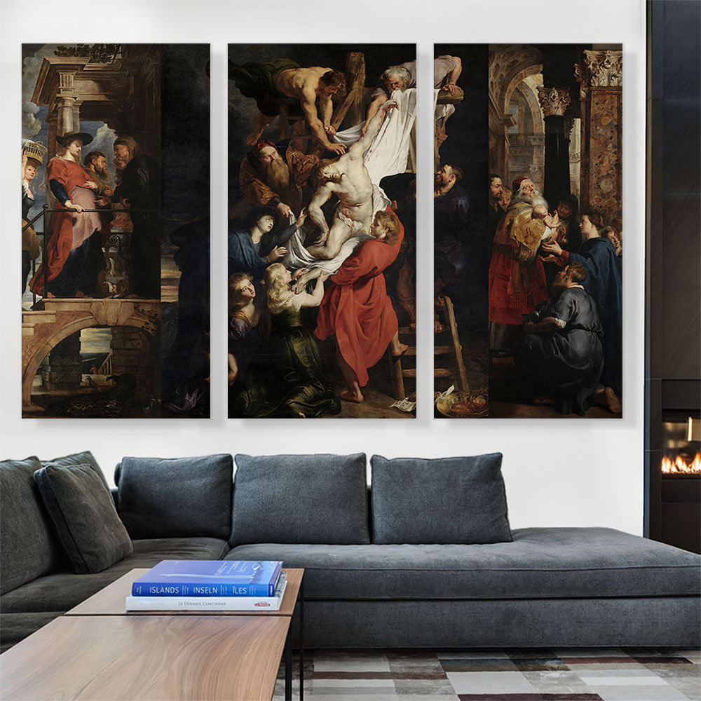 ARTCANVAS Descent From The Cross 1614 Canvas Art Print By Peter Paul Rubens - Wayfair Canada
